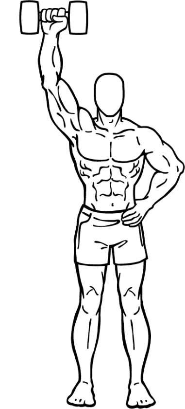 One Arm Dumbbell Shoulder Press - Ironpinoy Magazine